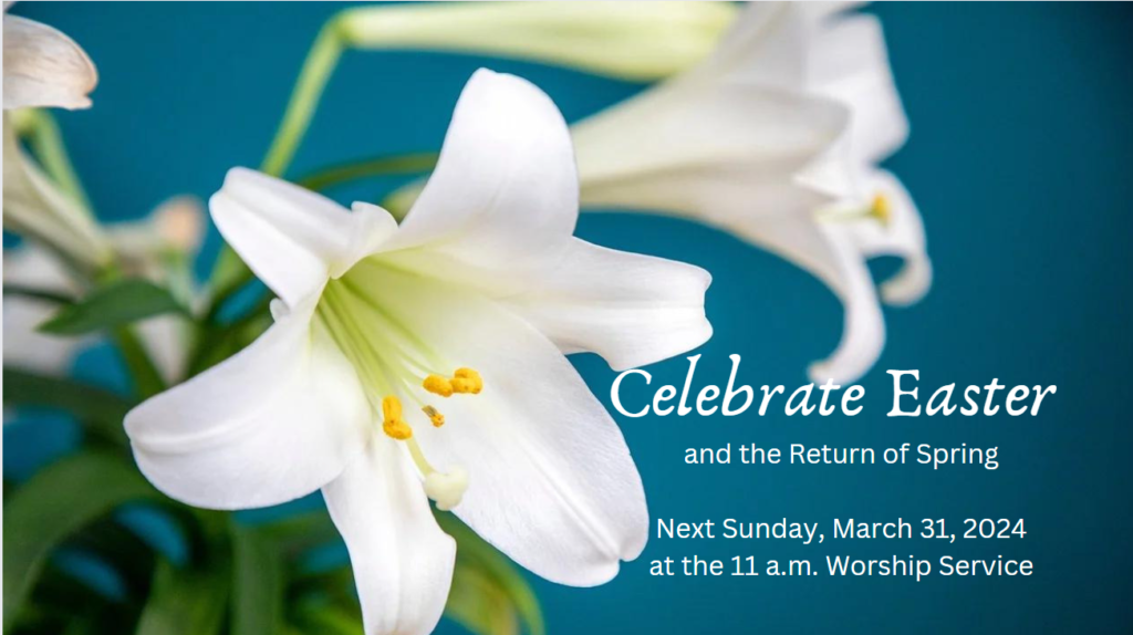 Easter Service (Sunday, 31 March 2024) – All Souls Unitarian ...